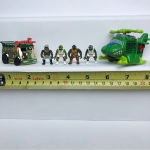 Playmates | Toys | Rare Vintage Tmnt Mini Mutants Metallic Gold Party ...